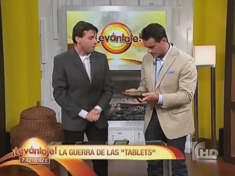 "La guerra de las tablets" - Tecnético en ¡Levántate! por Telemundo ...